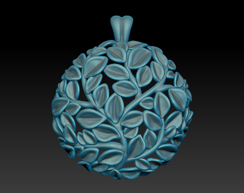 Round pendant, 3D model for printing, stl jewelry