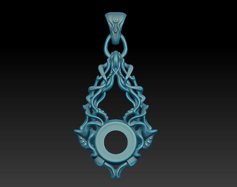 3D pendant, digital modeling