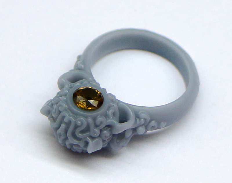 Sculpted ring. Download digital 3D model in online store