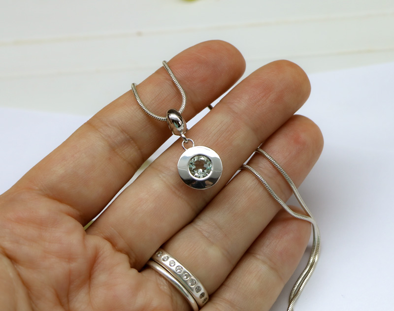 Round minimalistic printable jewelry set model