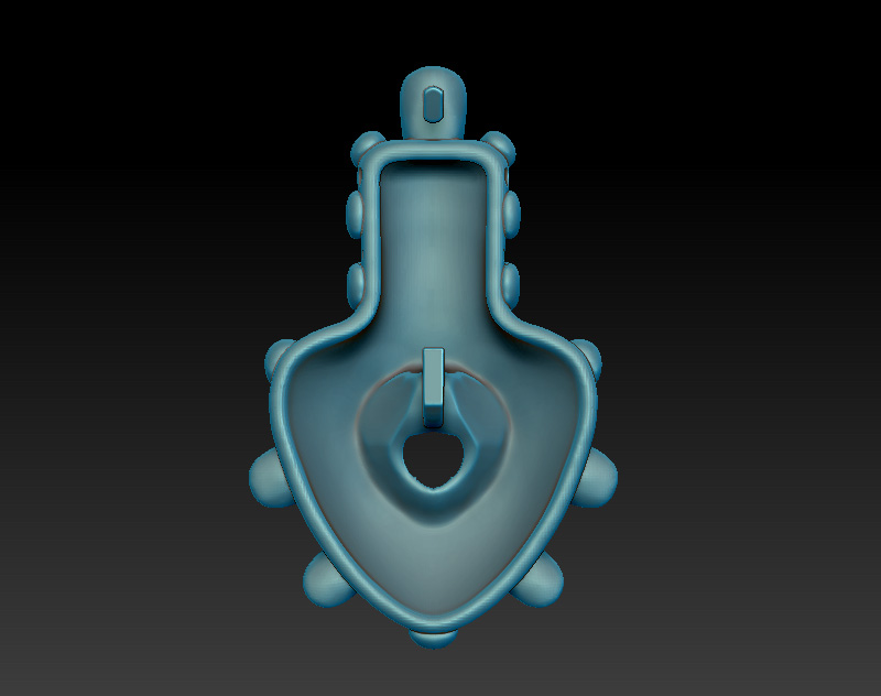 Printable earring model, 3d jewelry design, stl download