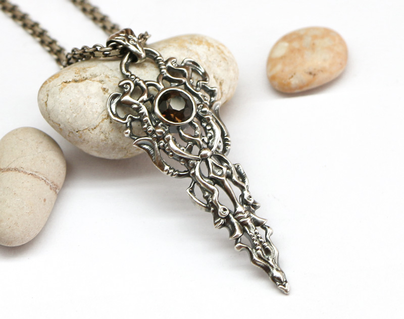 A set of fantasy pendants 3d models