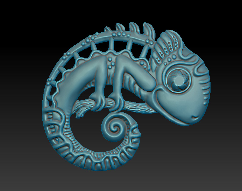A collection of 8 brooches 3d models