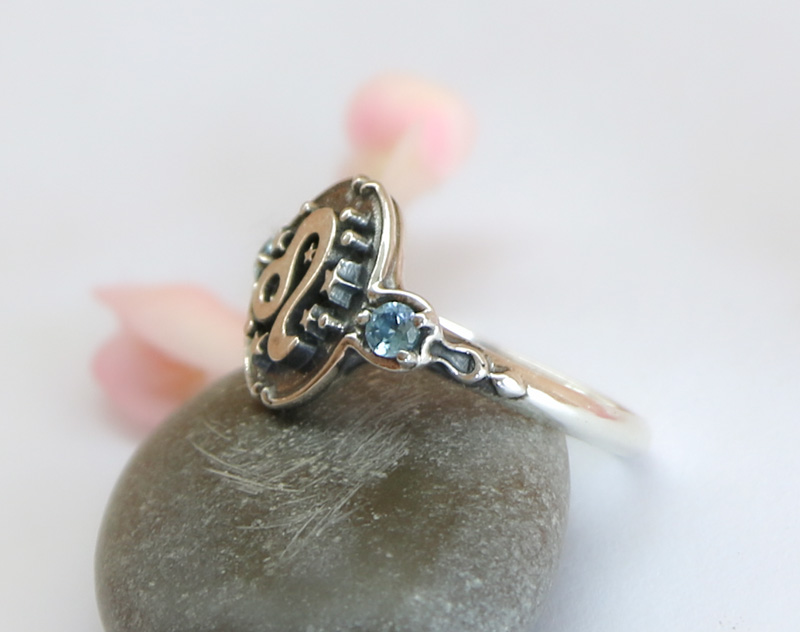 Zodiac signs ring set