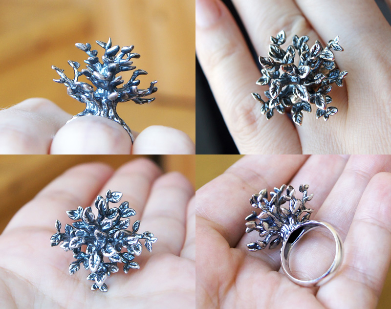 Tree ring, 3d jewelry model, 3D prints