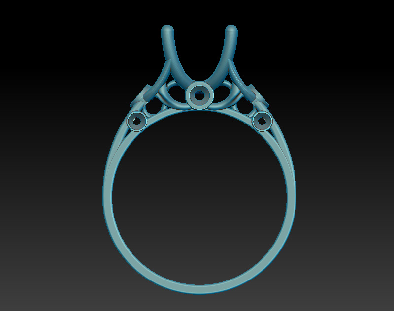 3D ring, jewelry model. Stl and obj files to download