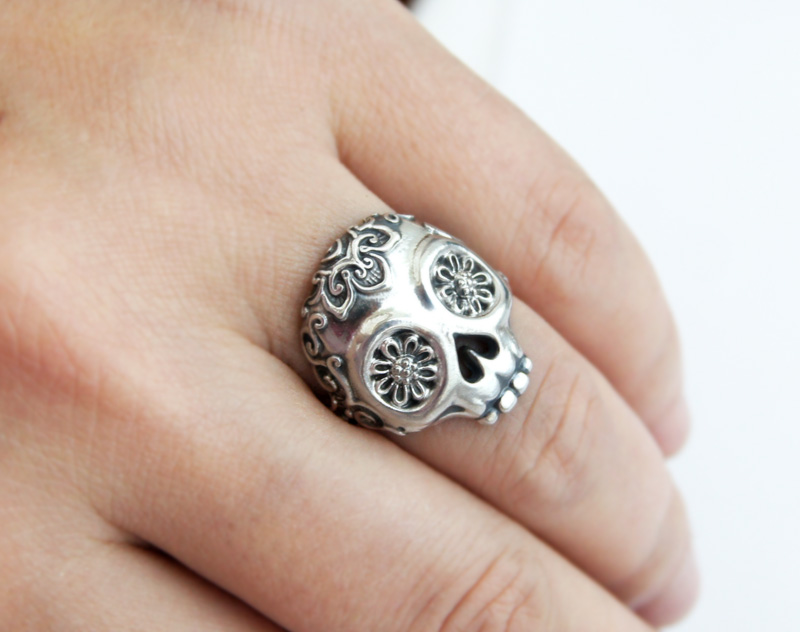 Skull ring. Buy and download 3D model, digital file for printing