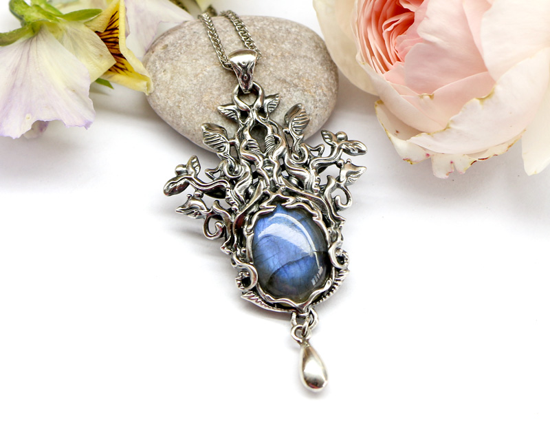 Fantasy pendant 3d model, jewelry design for printing